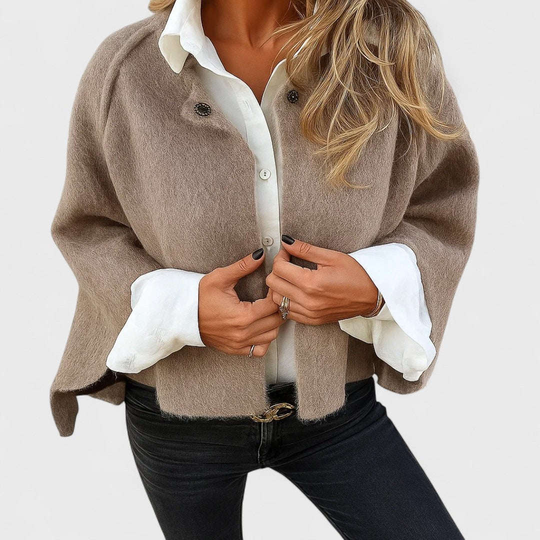 Annora | Short Cashmere-Feel Jacket – VeroDeva
