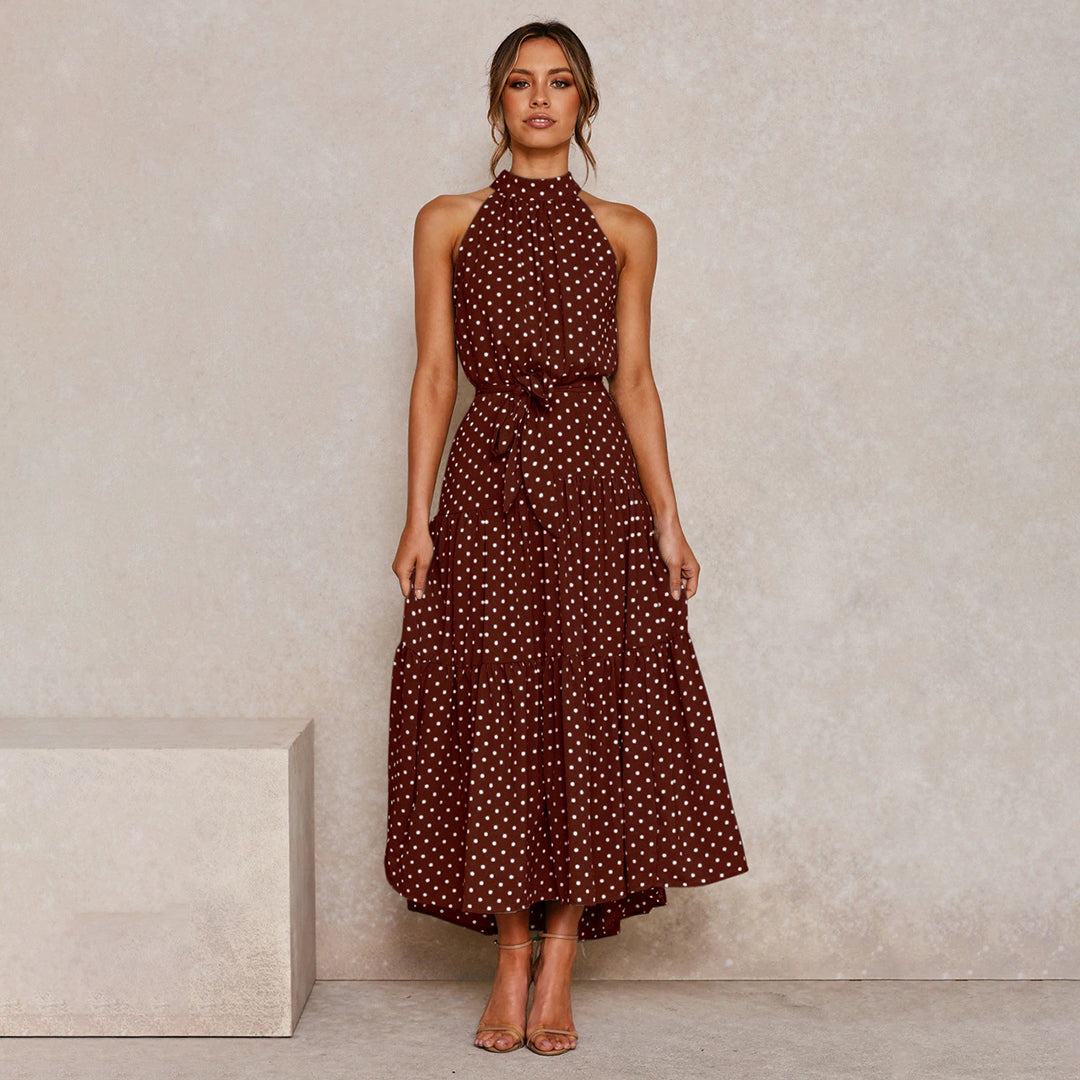 Tamika | Polka Dot Midi Dress – VeroDeva